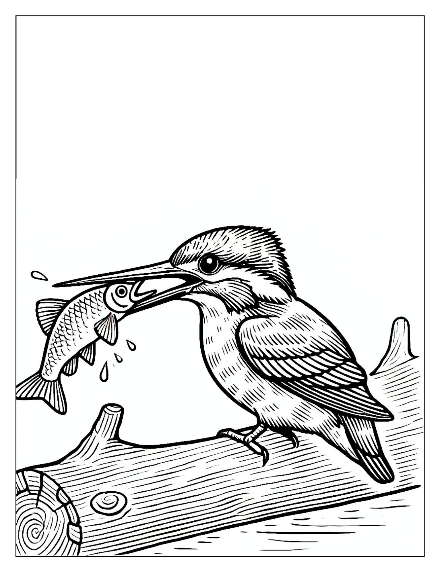 15 Kingfisher Coloring Pages [ Free PDF Printables ] - Freentable