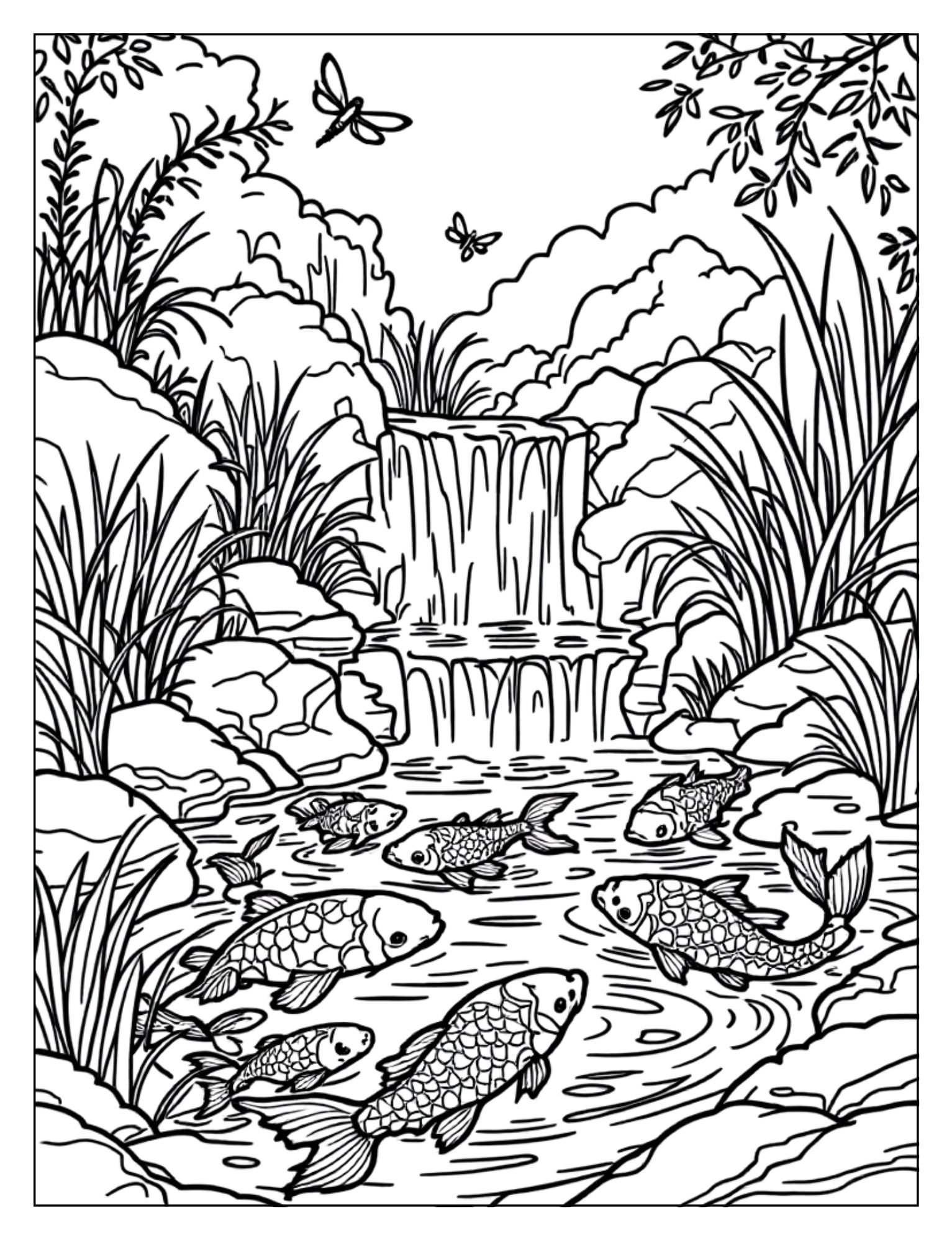 15 Free Koi Fish Coloring Pages (Free PDF Printables) - Freentable