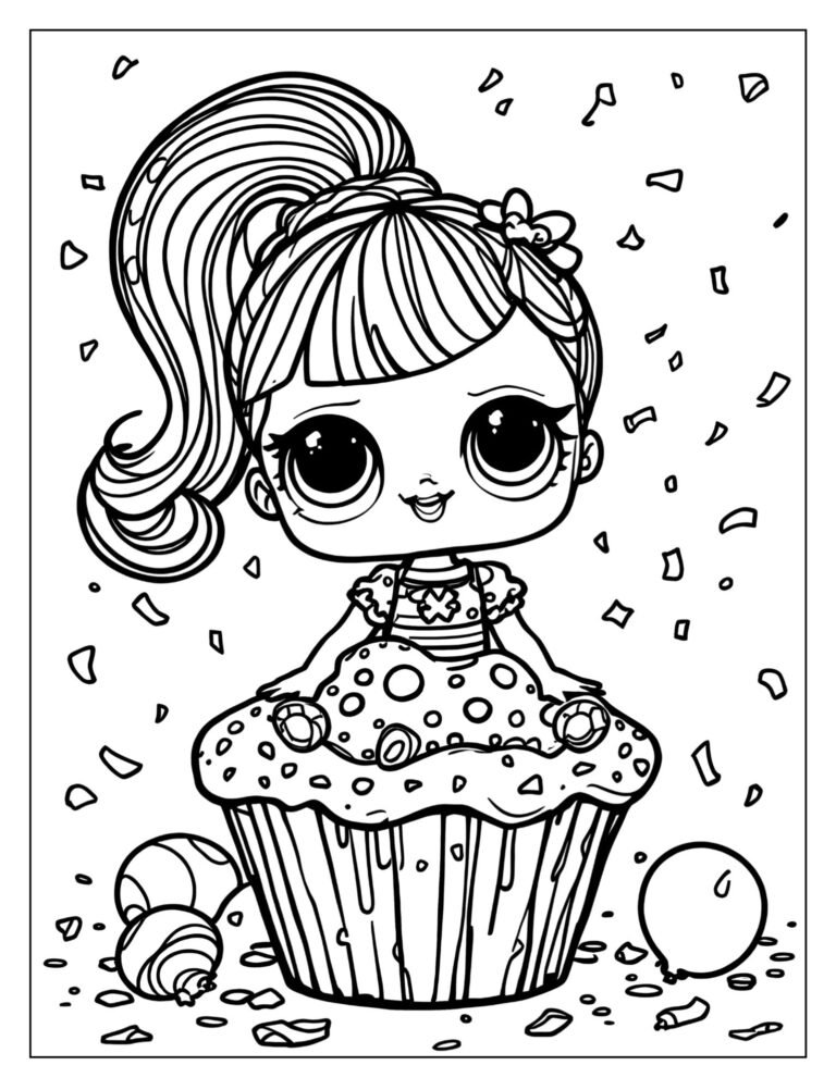 18 LOL Surprise Doll Coloring Pages (Free PDF Printable) - Freentable