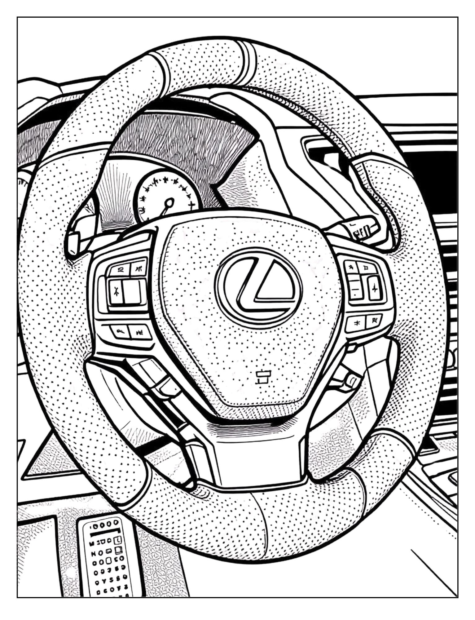 15 Free Lexus Coloring Pages (PDF Printables) - Freentable