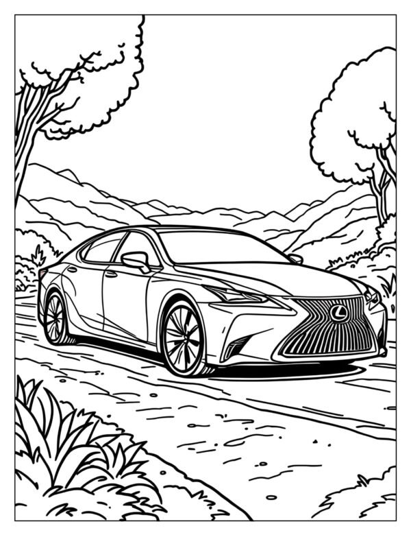 15 Free Lexus Coloring Pages (PDF Printables) - Freentable