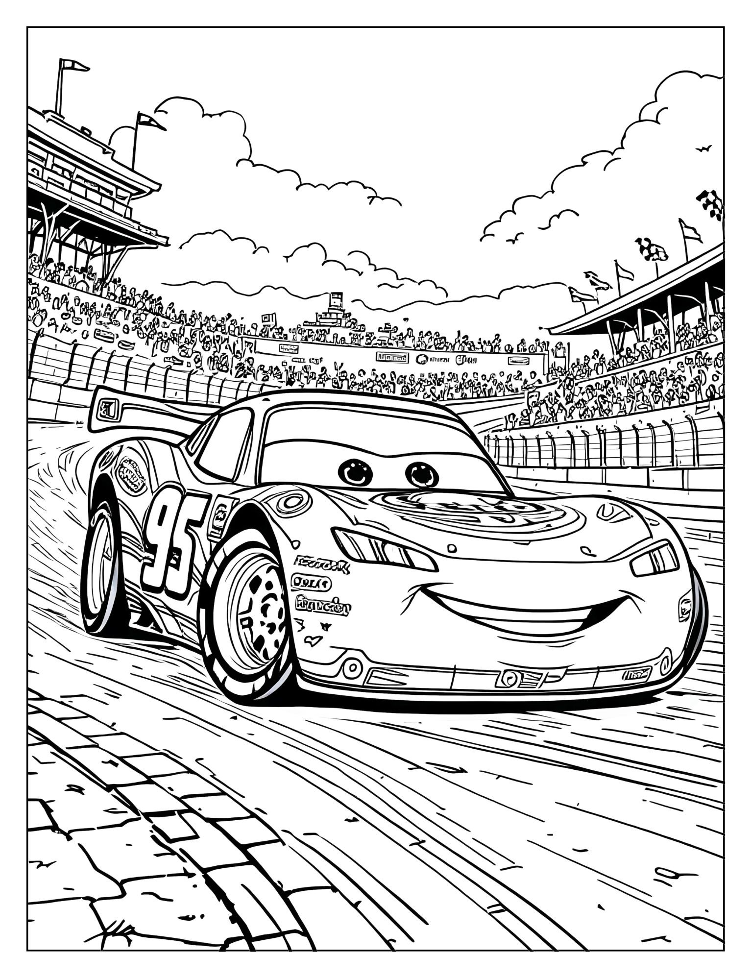 15 Lightning McQueen Coloring Pages (Free PDF Printables) - Freentable
