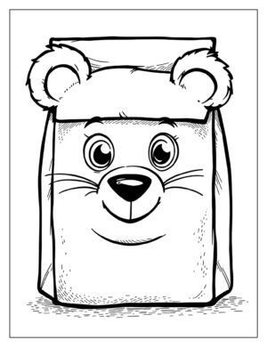 15 Free Lunch Bag Coloring Pages (PDF Printables) - Freentable