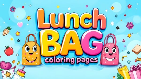 15 Free Lunch Bag Coloring Pages (PDF Printables) - Freentable