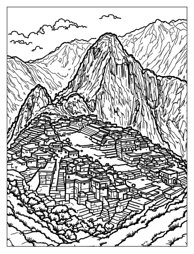 15 Free Peruvian Coloring Pages (PDF Printables) - Freentable