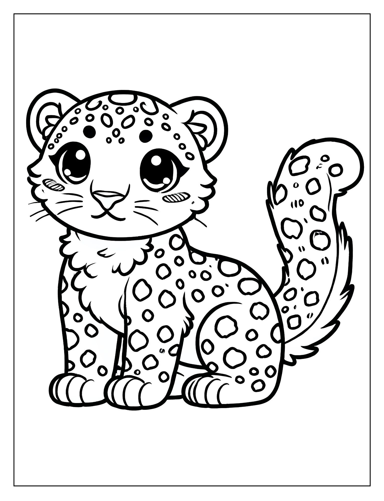 15 Snow Leopard Coloring Pages [ Free PDF Printables ] - Freentable