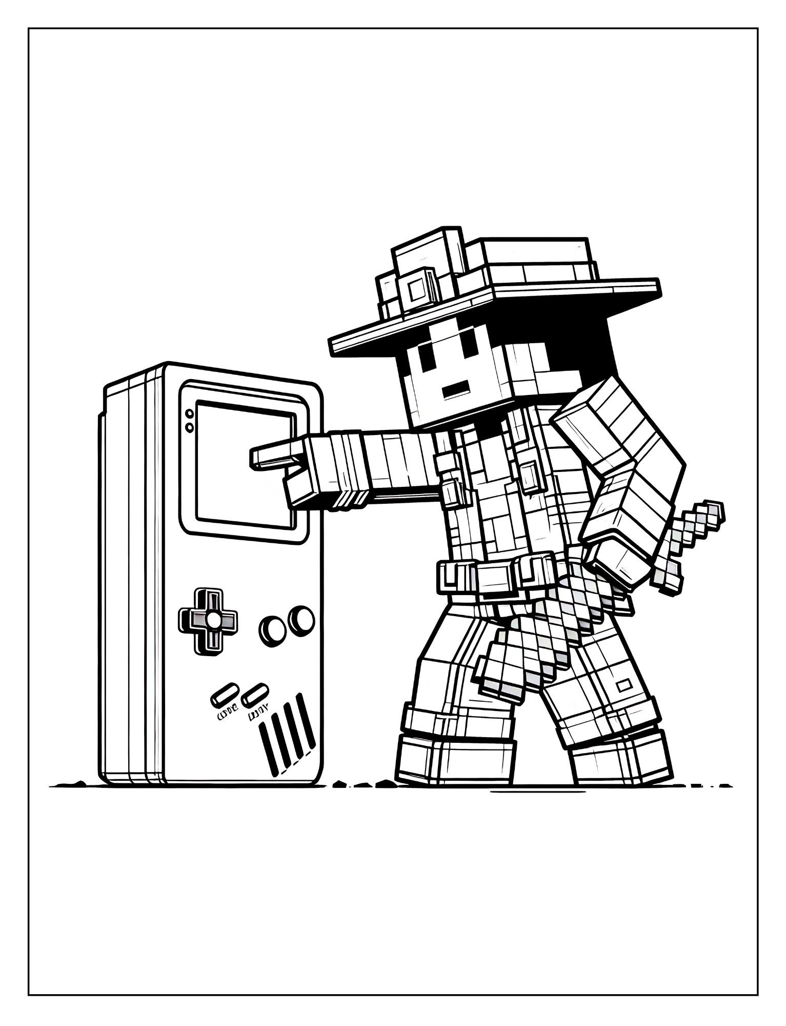 15 Minecraft Coloring Pages – 15 Free Designs for Crafting Fun ...