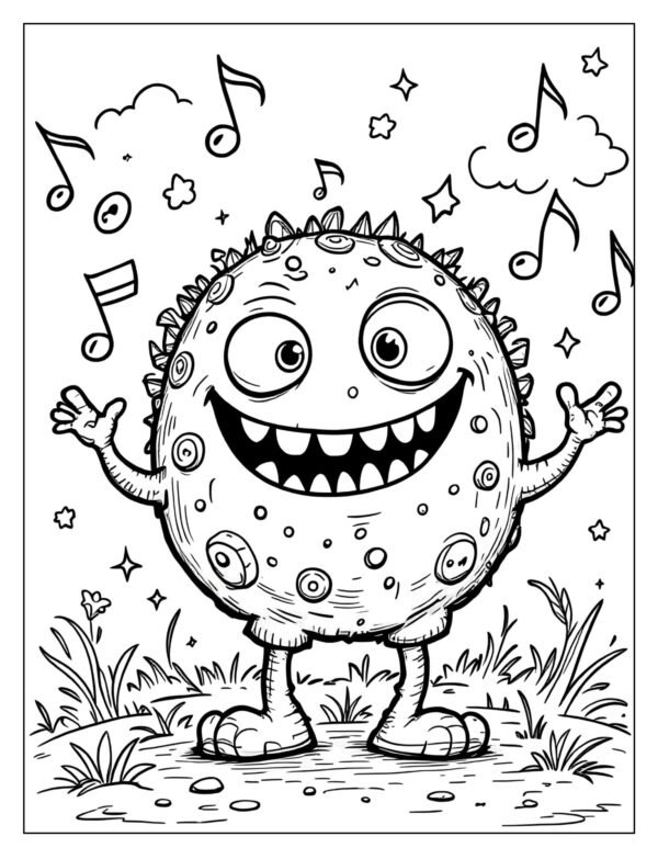 15 Free Musical Halloween Coloring Pages (PDF Printables) - Freentable
