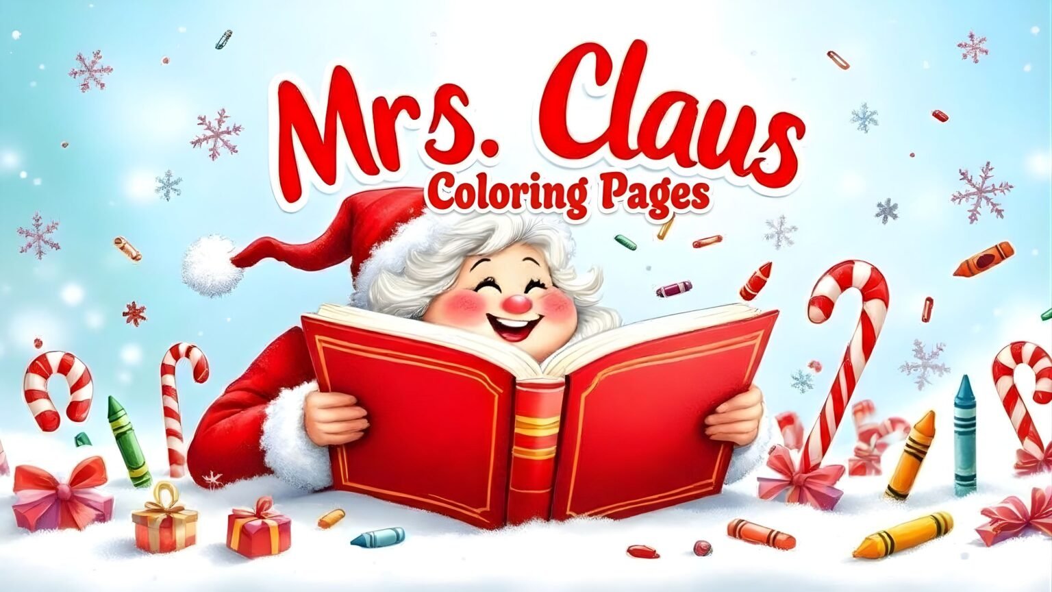 15 Free Mrs. Claus Coloring Pages (PDF Printable) - Freentable
