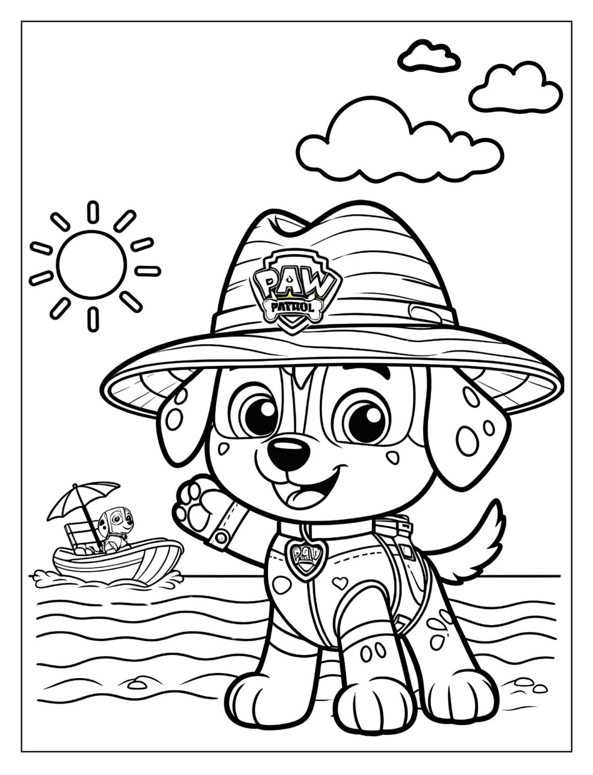 16 Paw Patrol Coloring Pages [Free PDF Printables] - Freentable
