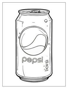 15 Free Pepsi Coloring Pages (PDF Printables) - Freentable
