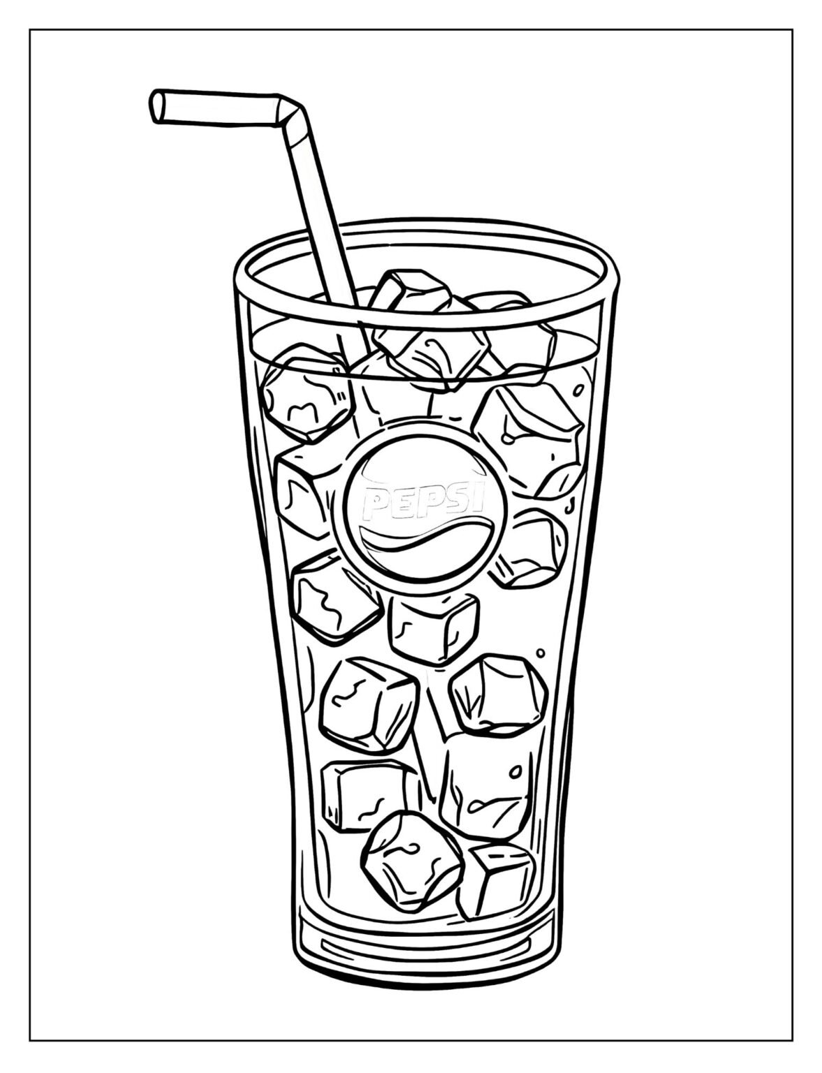 15 Free Pepsi Coloring Pages (PDF Printables) - Freentable