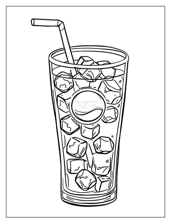 15 Free Pepsi Coloring Pages (PDF Printables) - Freentable