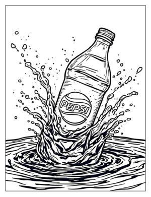 15 Free Pepsi Coloring Pages (PDF Printables) - Freentable