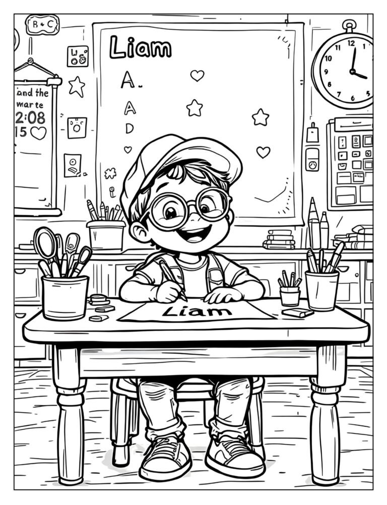 15 First Grade Coloring Pages (Free PDF Printables) - Freentable