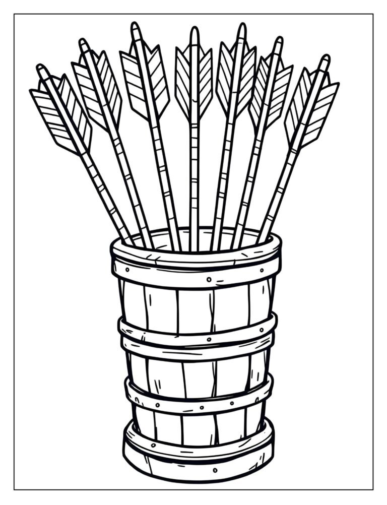 15 Free Archery Coloring Pages (PDF Printables) - Freentable