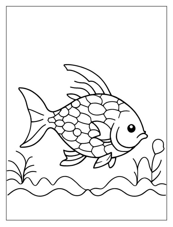 20 Rainbow Fish Coloring Pages (Free PDF Printables) - Freentable