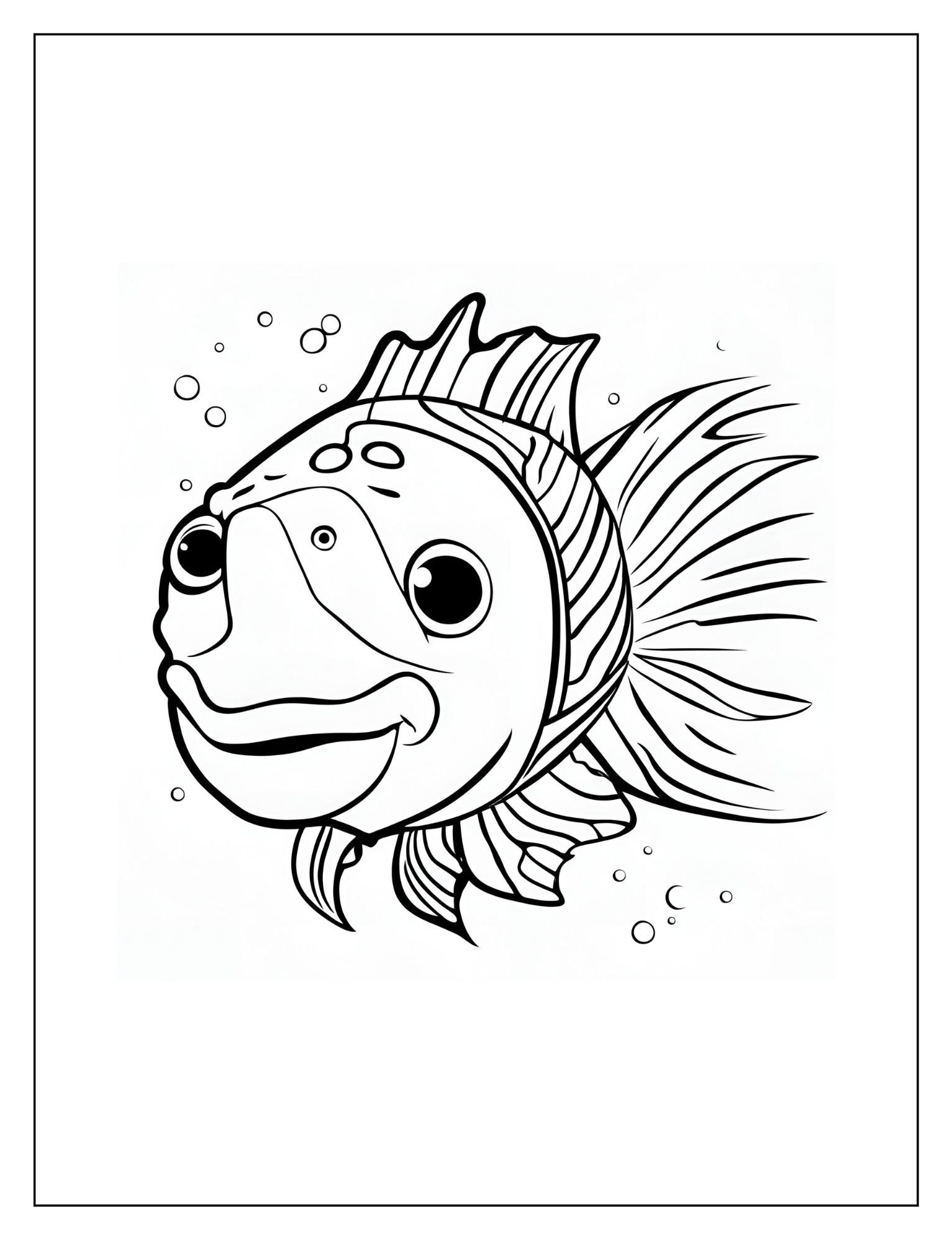 20 Rainbow Fish Coloring Pages (Free PDF Printables) - Freentable