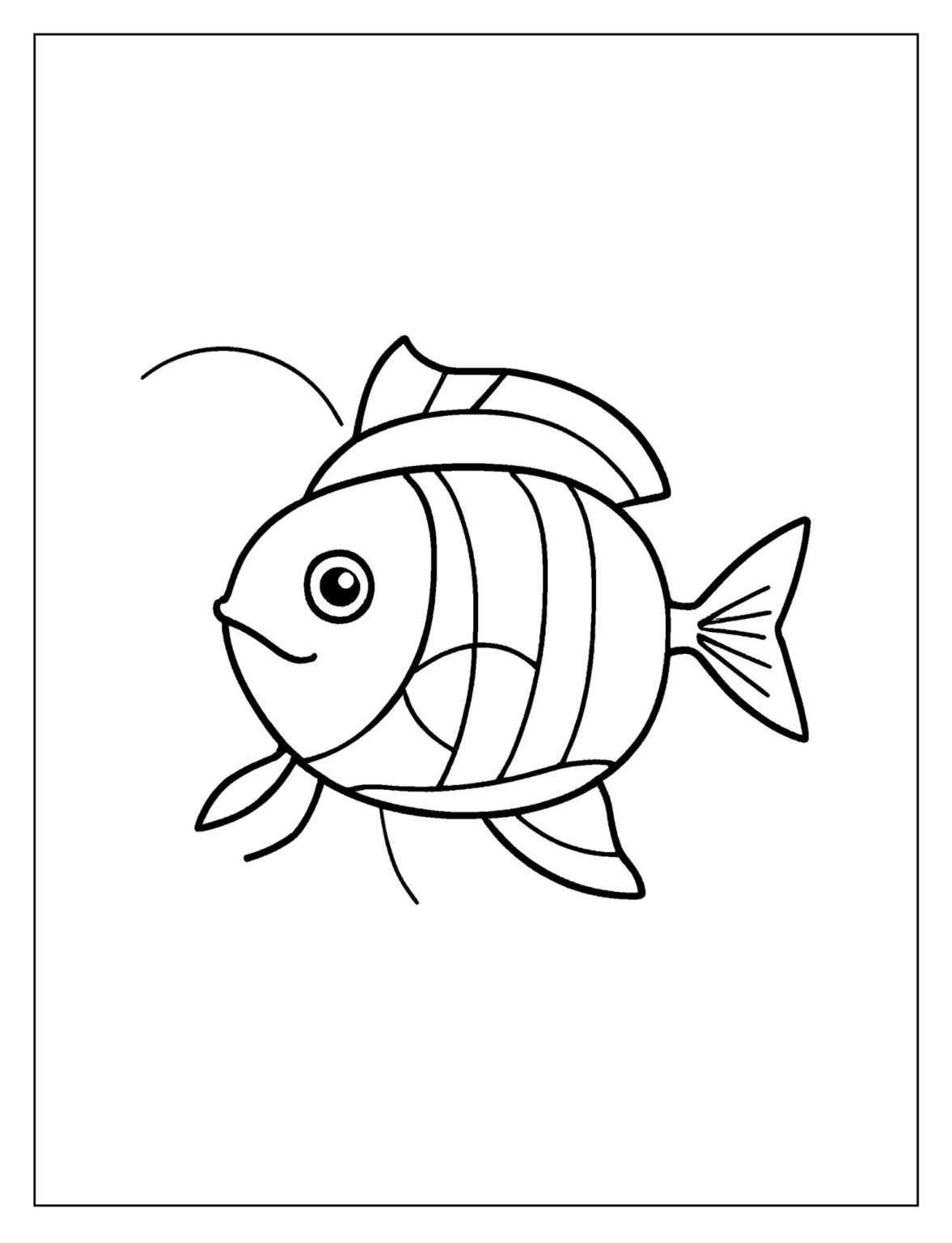 20 Rainbow Fish Coloring Pages (Free PDF Printables) - Freentable