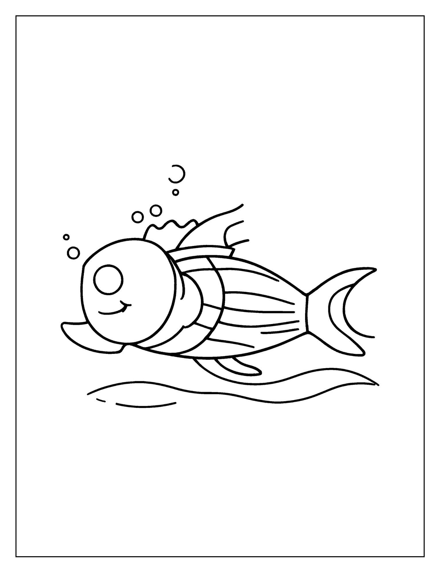 20 Rainbow Fish Coloring Pages (Free PDF Printables) - Freentable