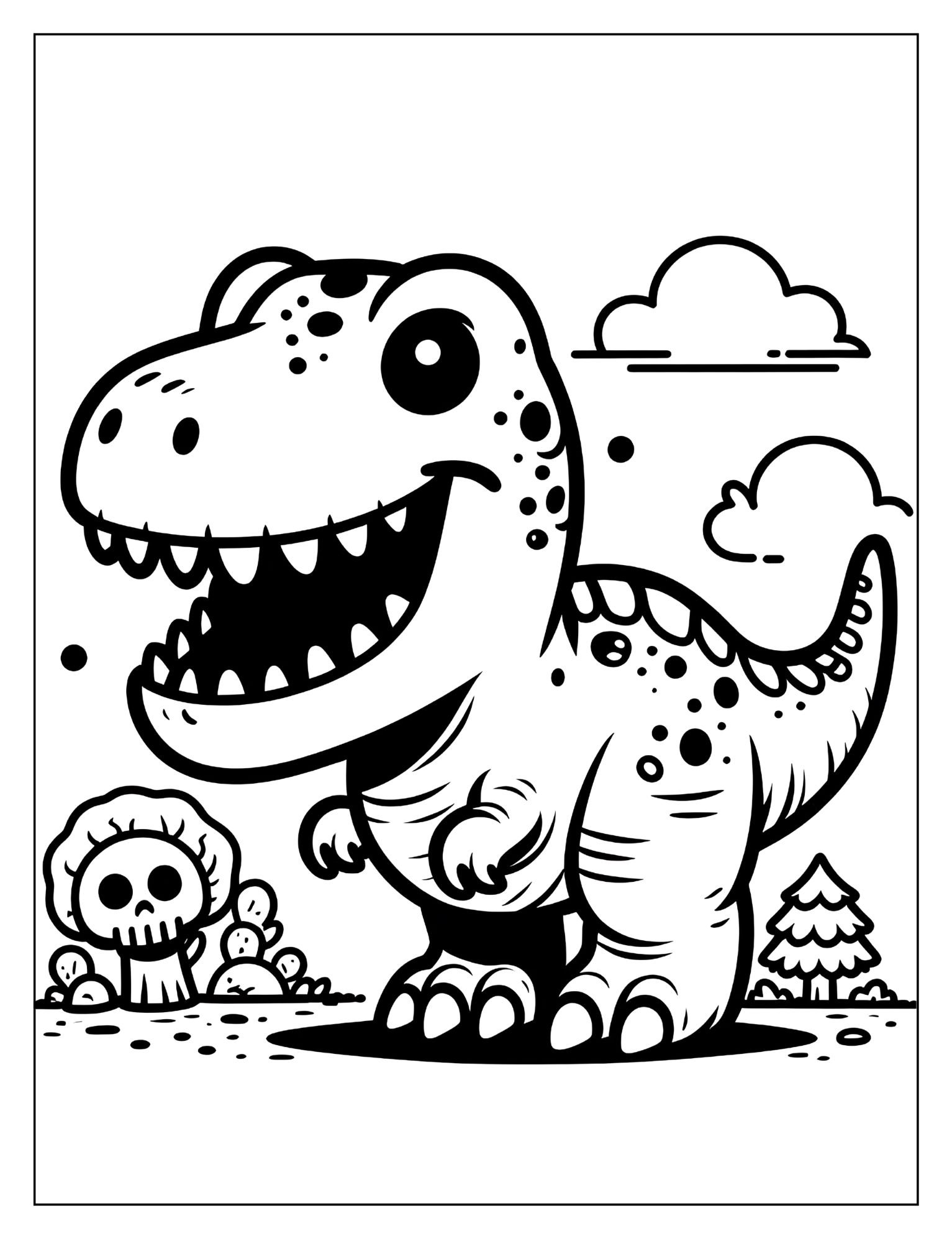 17 Dinosaur Coloring Pages – Free Designs for a Prehistoric Adventure ...
