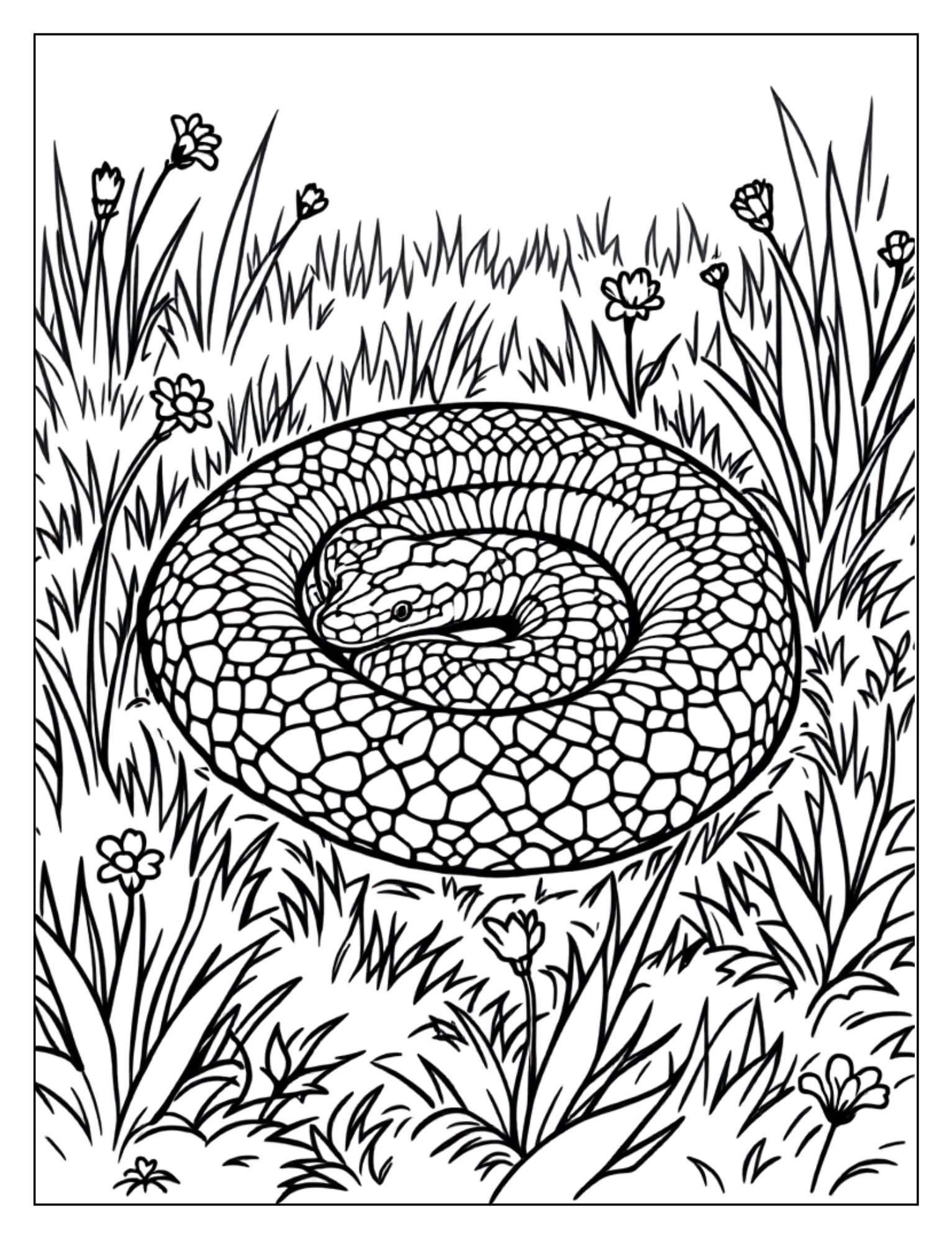 15 Free Ball Python Coloring Pages (PDF Printables) - Freentable