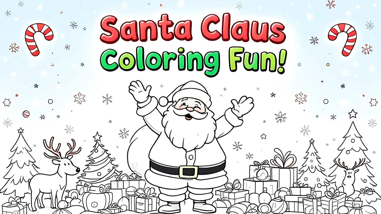 Santa Claus Coloring Pages – 47 Free Designs for Festive Fun! - Freentable