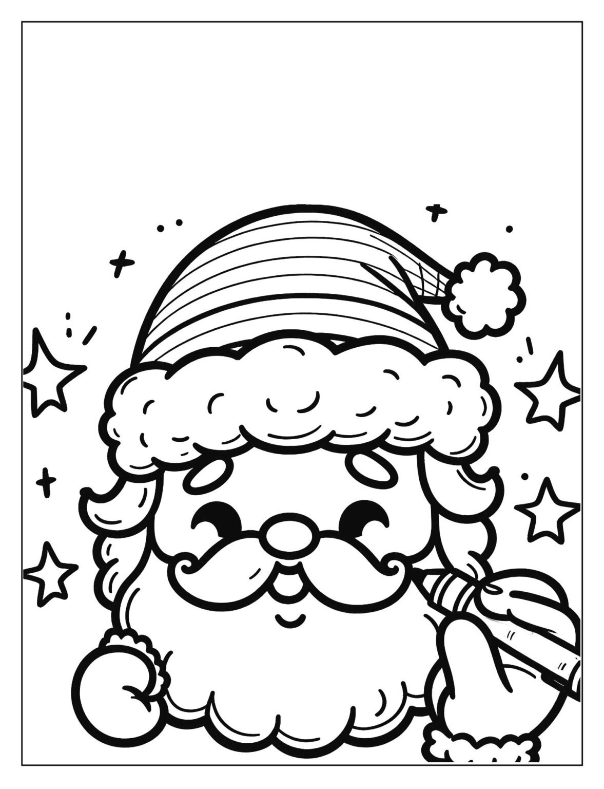 Santa Claus Coloring Pages – 47 Free Designs for Festive Fun! - Freentable