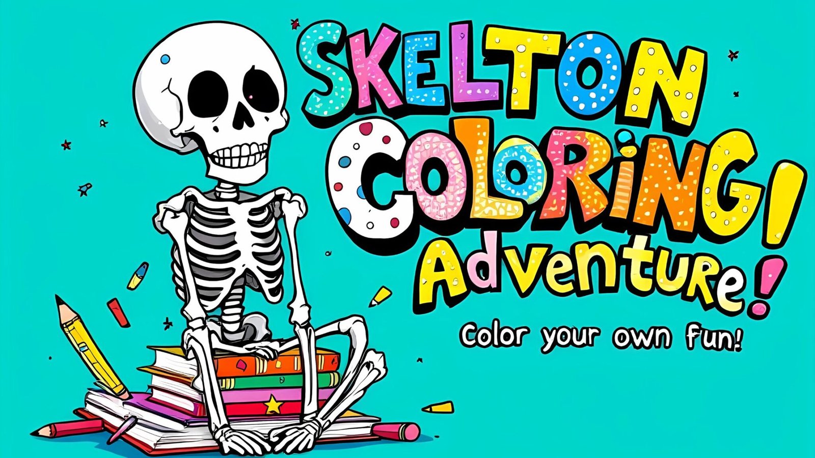 Free Printable Skeleton Coloring Pages – 13 Free Printables for Spooky ...