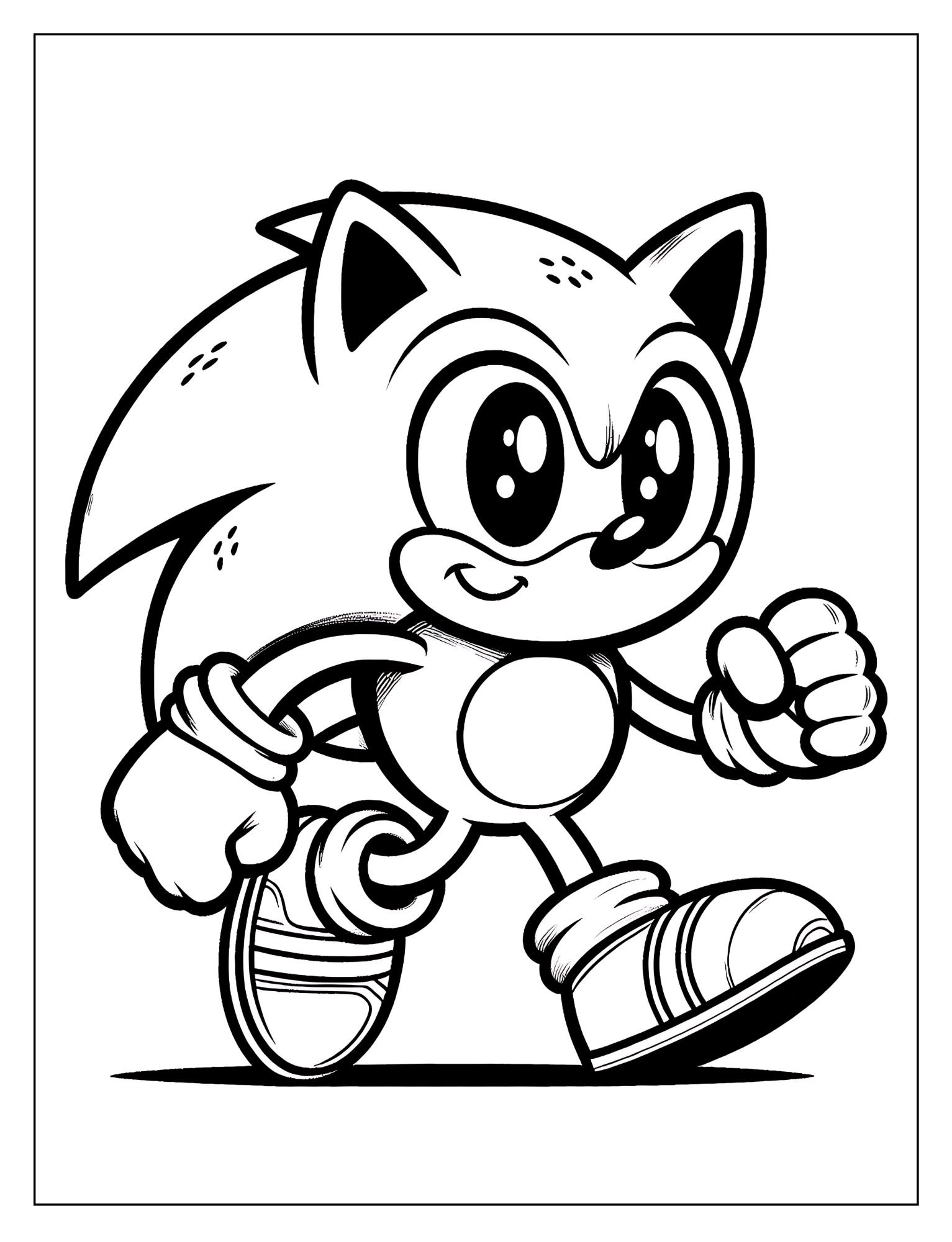 16 Sonic Coloring Pages (Free PDF Printables) - Freentable