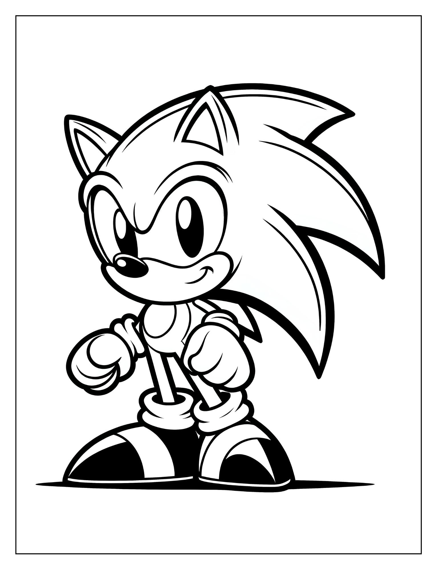 16 Sonic Coloring Pages (Free PDF Printables) - Freentable