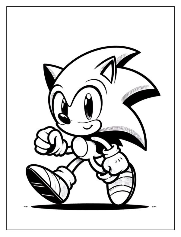 16 Sonic Coloring Pages (Free PDF Printables) - Freentable