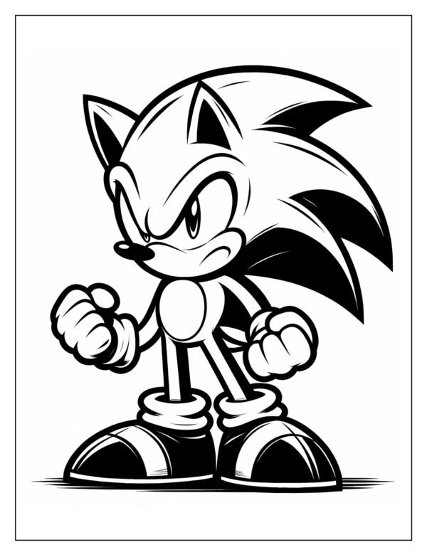 16 Sonic Coloring Pages (Free PDF Printables) - Freentable