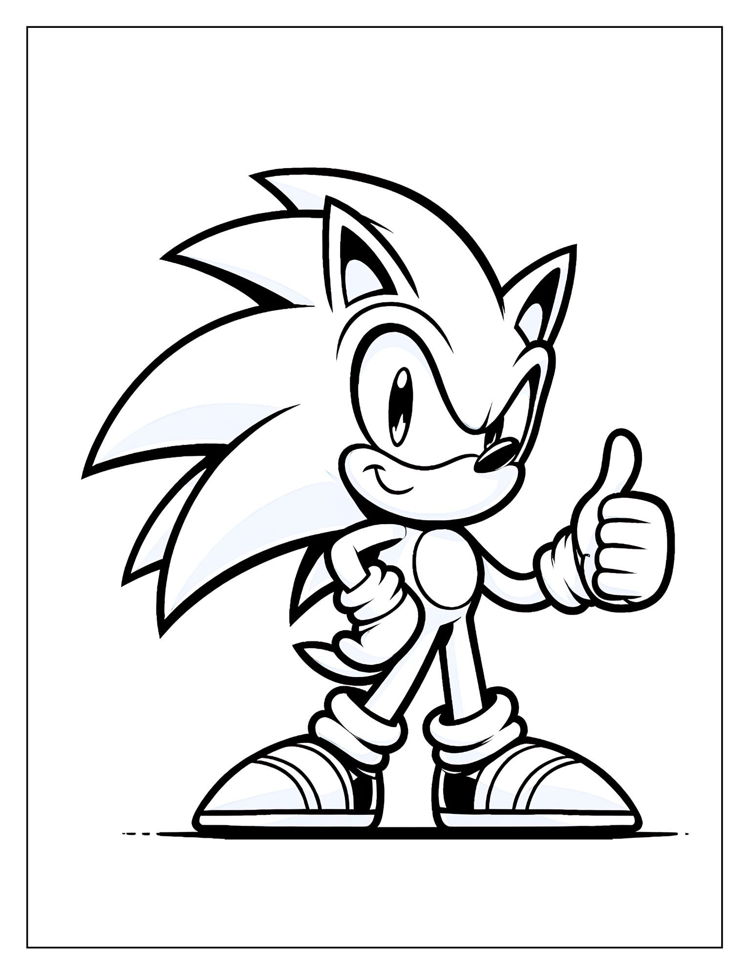 16 Sonic Coloring Pages (Free PDF Printables) - Freentable