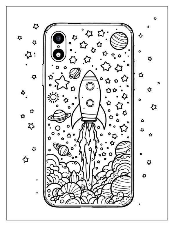 15 Free Phone Case Coloring Pages (PDF Printables) - Freentable