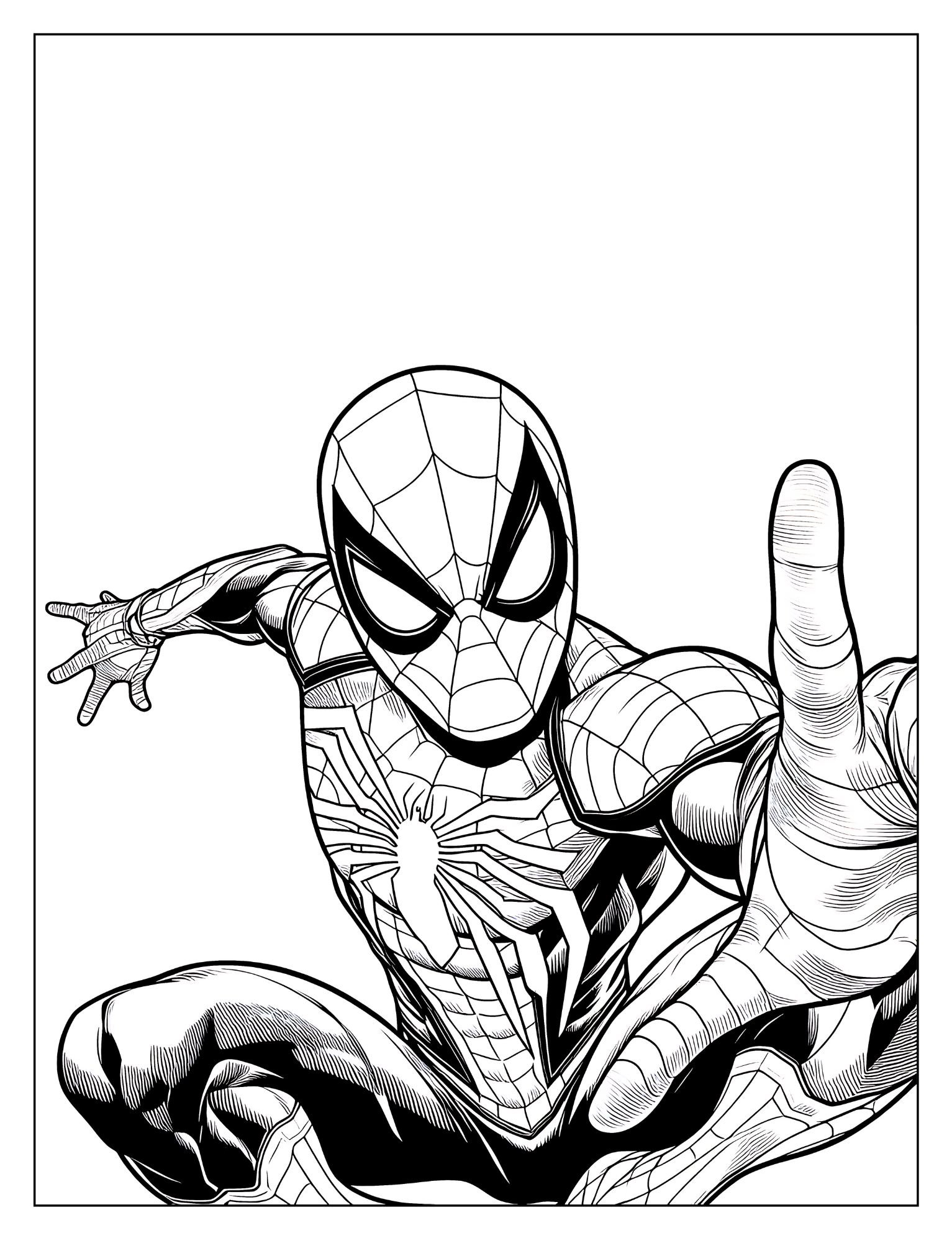 16 Spiderman Coloring Pages (Free PDF Printables) - Freentable