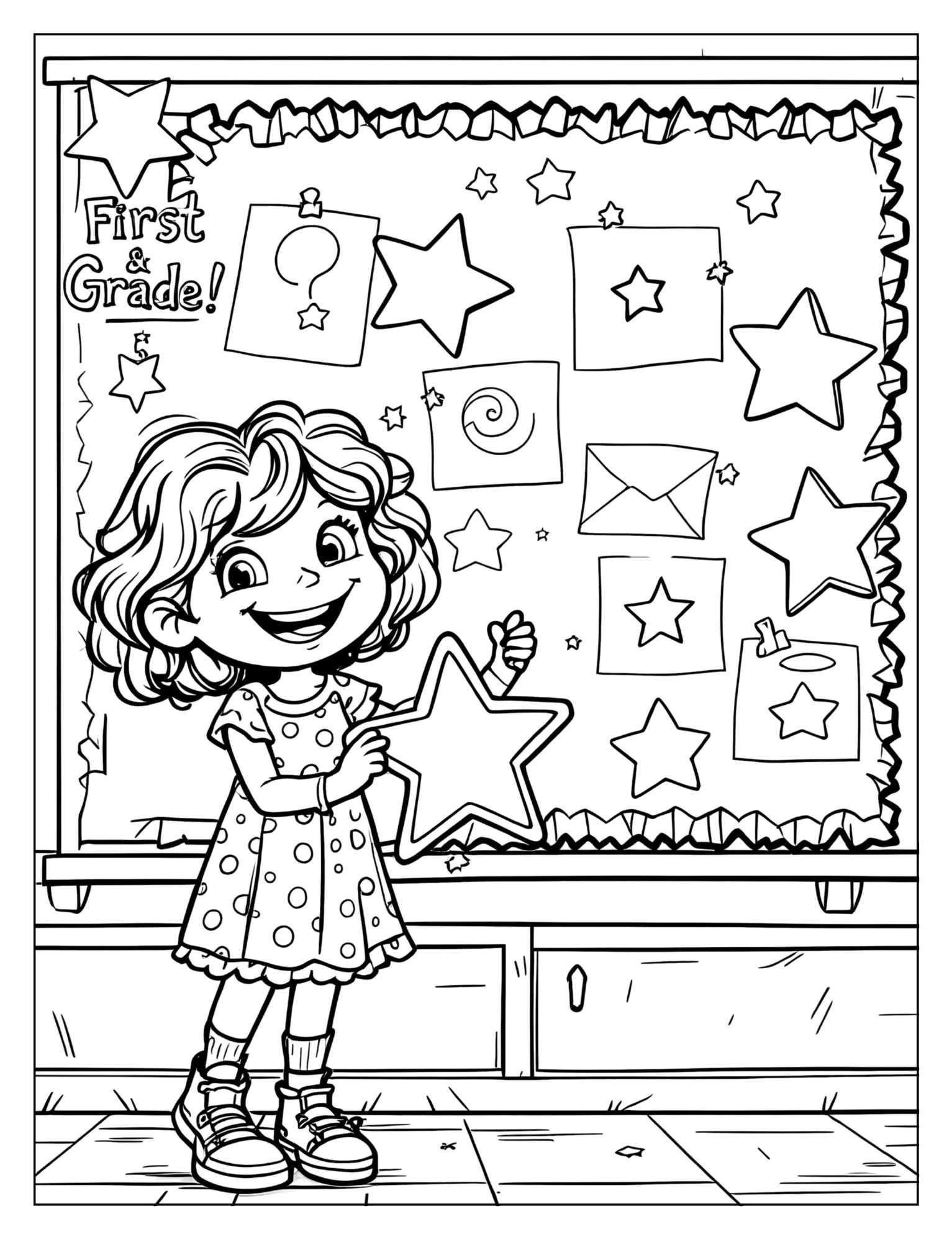 15 First Grade Coloring Pages (Free PDF Printables) - Freentable