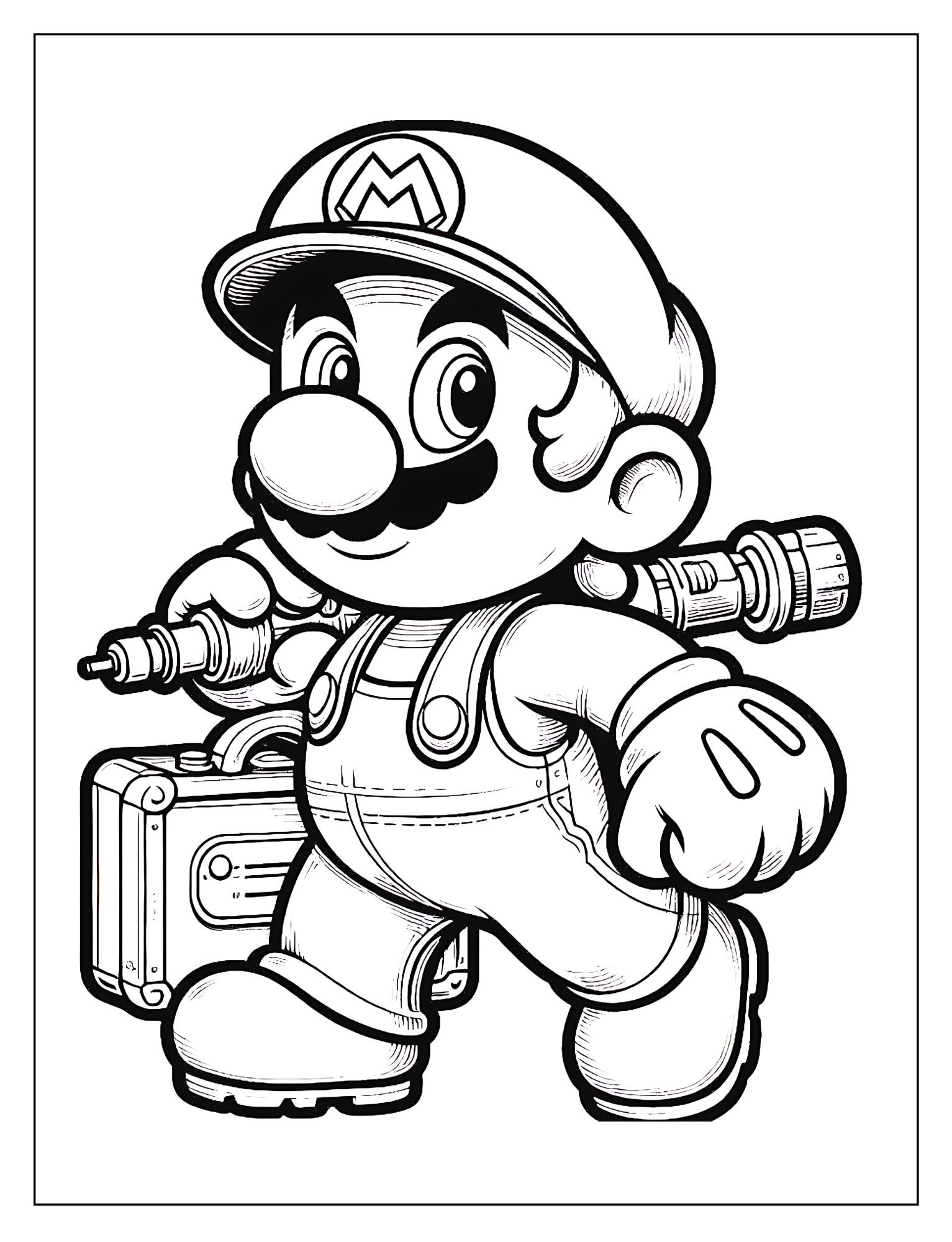 Super Mario Coloring Pages – 16 Free Printable Designs for Fans of All ...