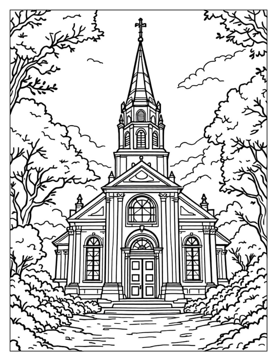 Temple Coloring Pages – 20 Sacred Designs to Inspire Peace and ...