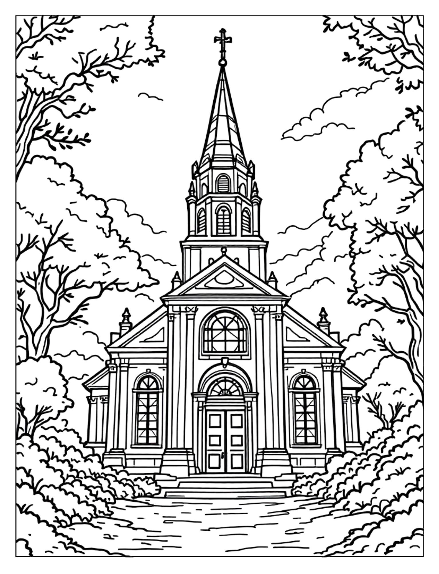 Temple Coloring Pages – 20 Sacred Designs to Inspire Peace and ...