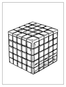 15 Free Rubiks Cube Coloring Pages (PDF Printables) - Freentable