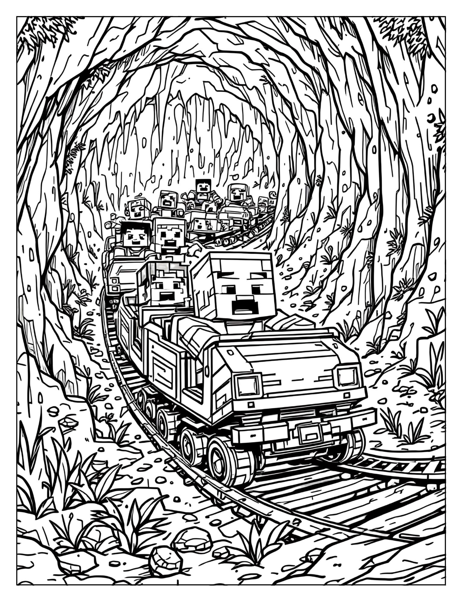 15 Minecraft Movie Coloring Pages (Free PDF Printables) - Freentable