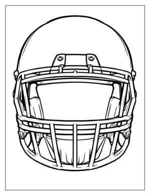 15 Free Football Helmet Coloring Pages (PDF Printables) - Freentable