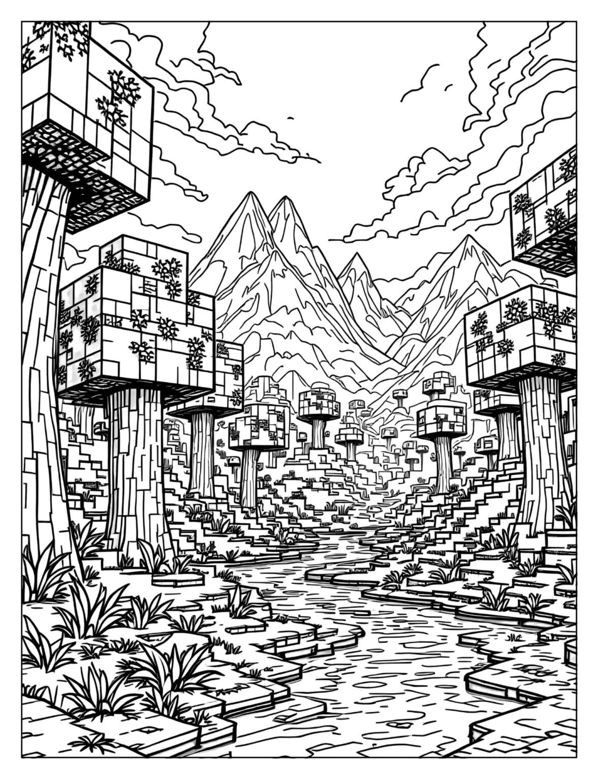 15 Minecraft Movie Coloring Pages (Free PDF Printables) - Freentable