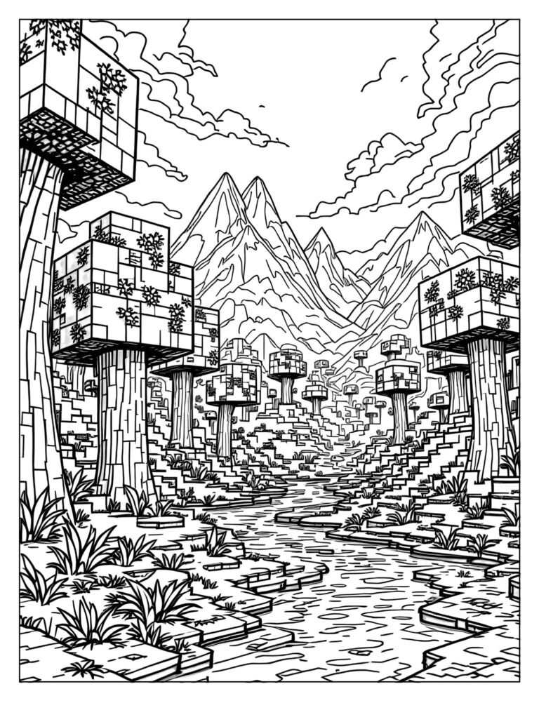 15 Minecraft Movie Coloring Pages (Free PDF Printables) - Freentable