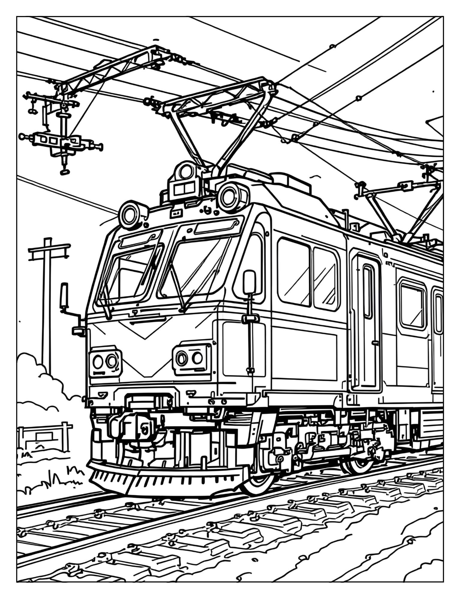 15 Free Bullet Train Coloring Pages (PDF Printables) - Freentable