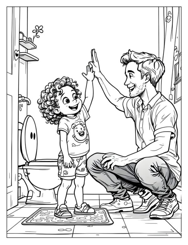 15 Free Potty Training Coloring Pages (PDF Printables) - Freentable