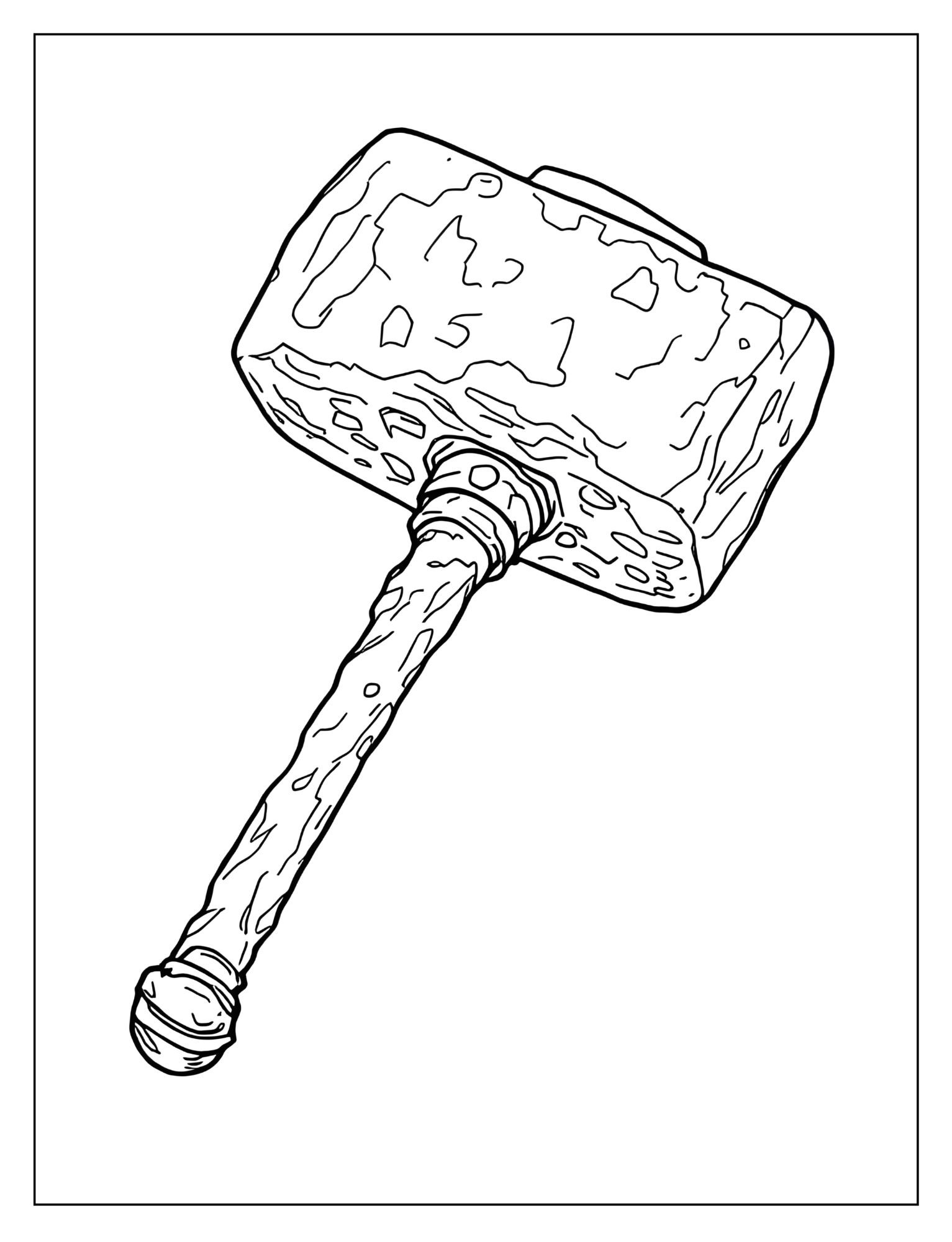 15 Free Hammer Coloring Pages (PDF Printables) - Freentable