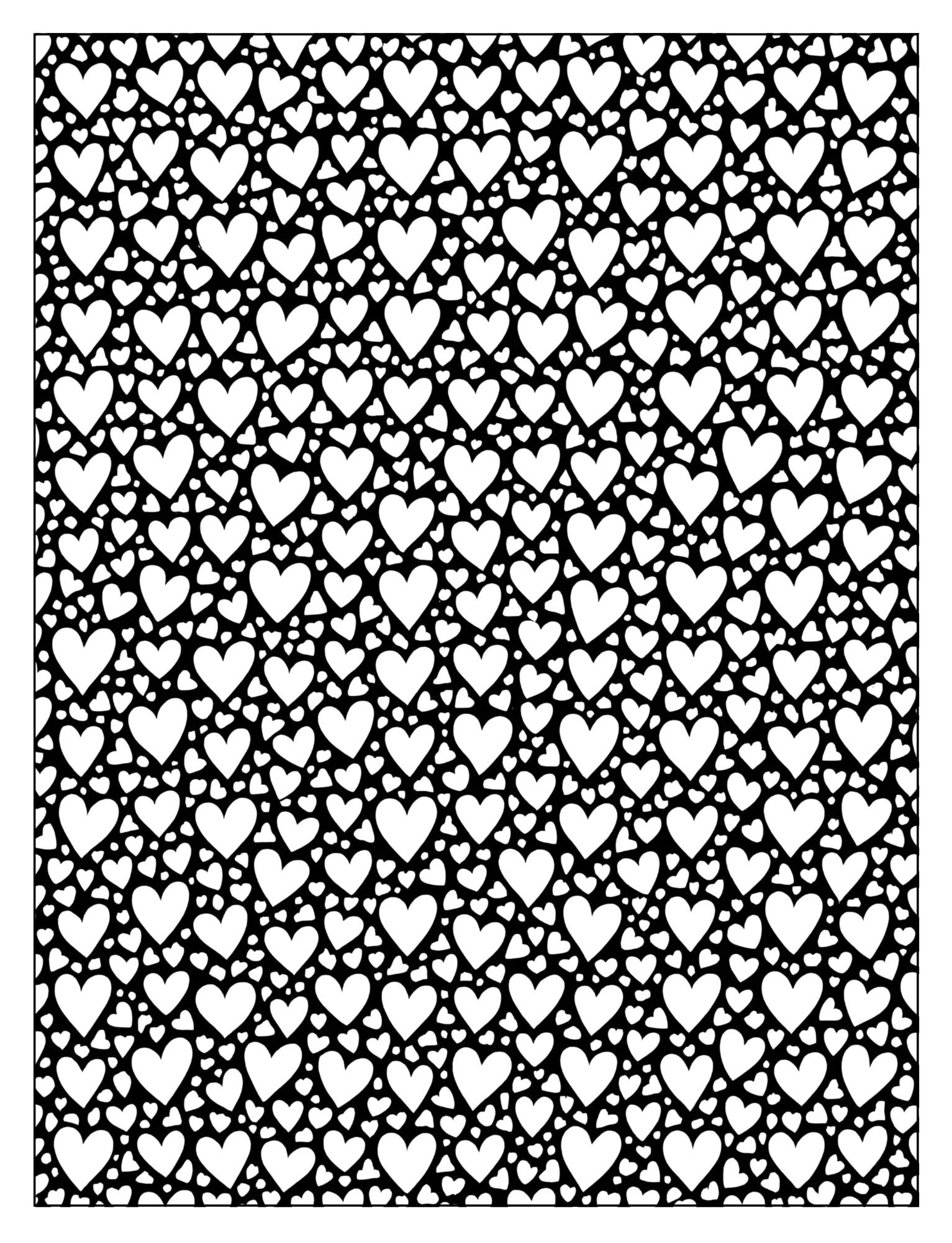 15 Free Small Hearts Coloring Pages (PDF Printables) - Freentable