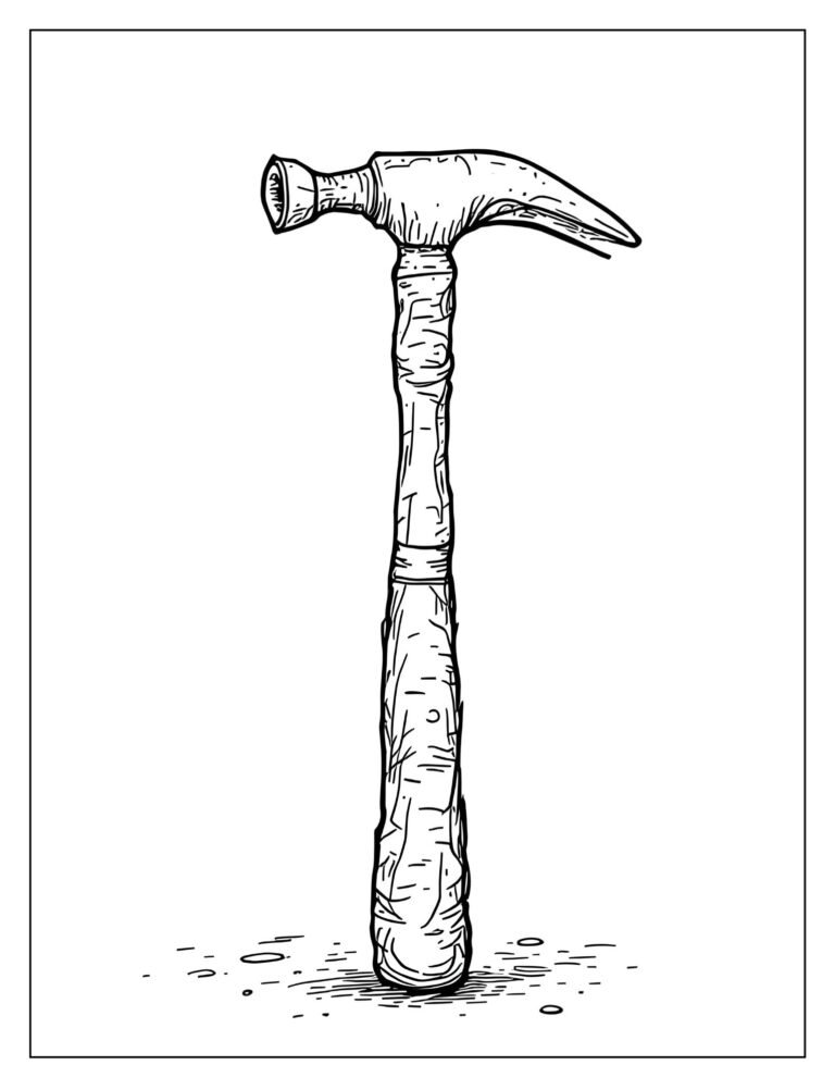 15 Free Hammer Coloring Pages (PDF Printables) - Freentable